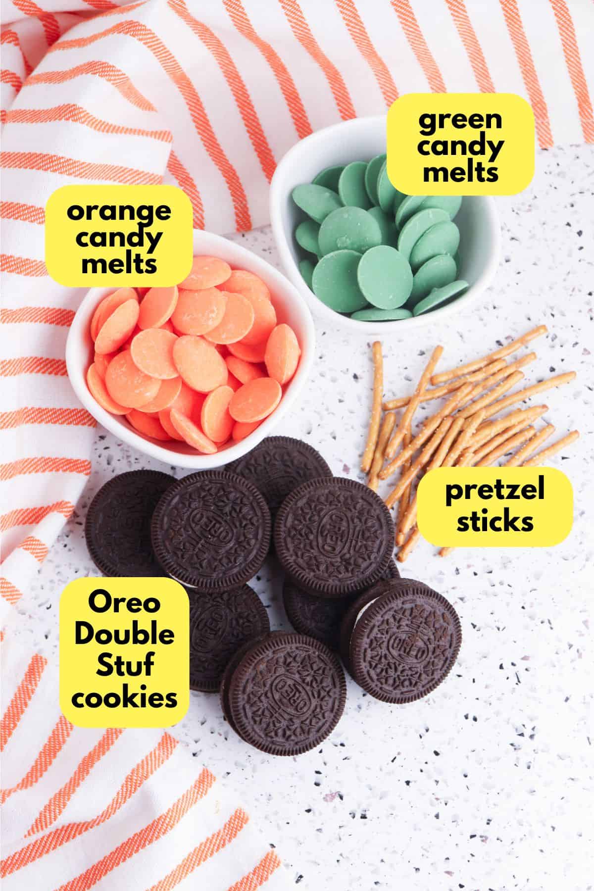 Easy Pumpkin Oreos